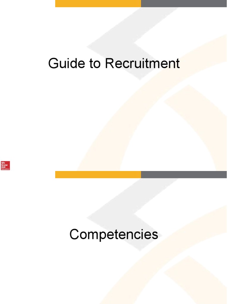 Competency-Based Recruitment Guide | PDF | Competence (Human Resources ...