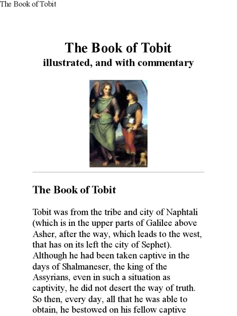 Book of Tobit with Commentaries | Religion And Belief