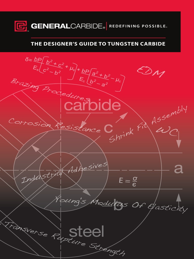General Carbide Designer Guide | PDF | Tungsten | Strength Of Materials