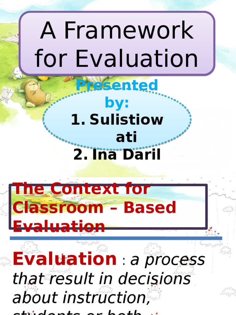 A Framework For Evaluation A Framework For Evaluation | PDF ...