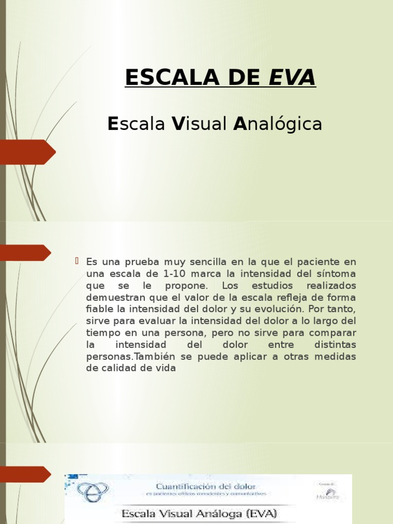 Escala de Eva | PDF