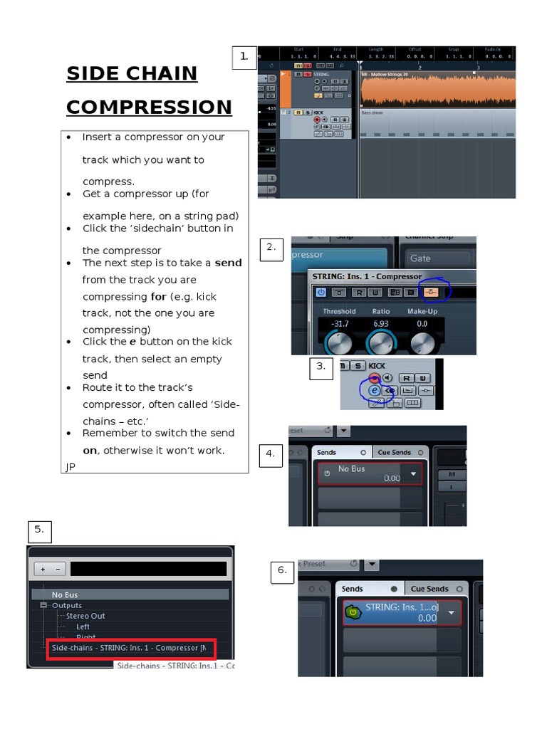 Side Chain Dynamics Processing CUBASE 7.5 (Music Technology Edexcel) | PDF | Teaching Methods ...