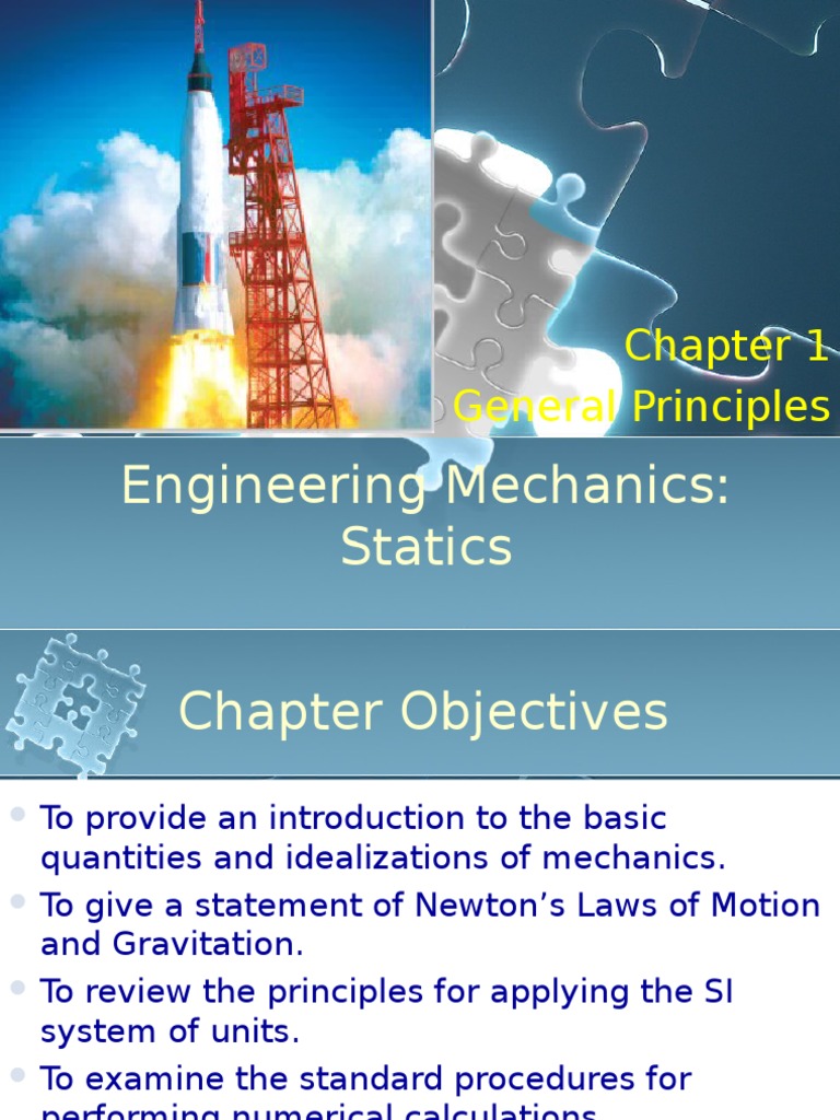 Engineering Mechanics: Statics: General Principles | PDF | Force ...