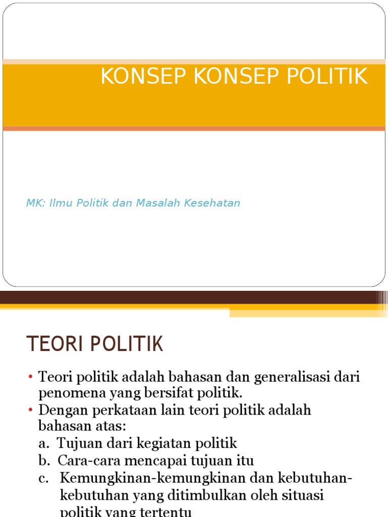 Teori Politik dan Fungsi Negara | PDF | Politik