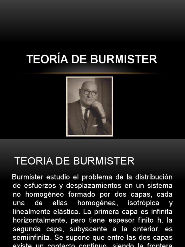 Teoría de Burmister | PDF