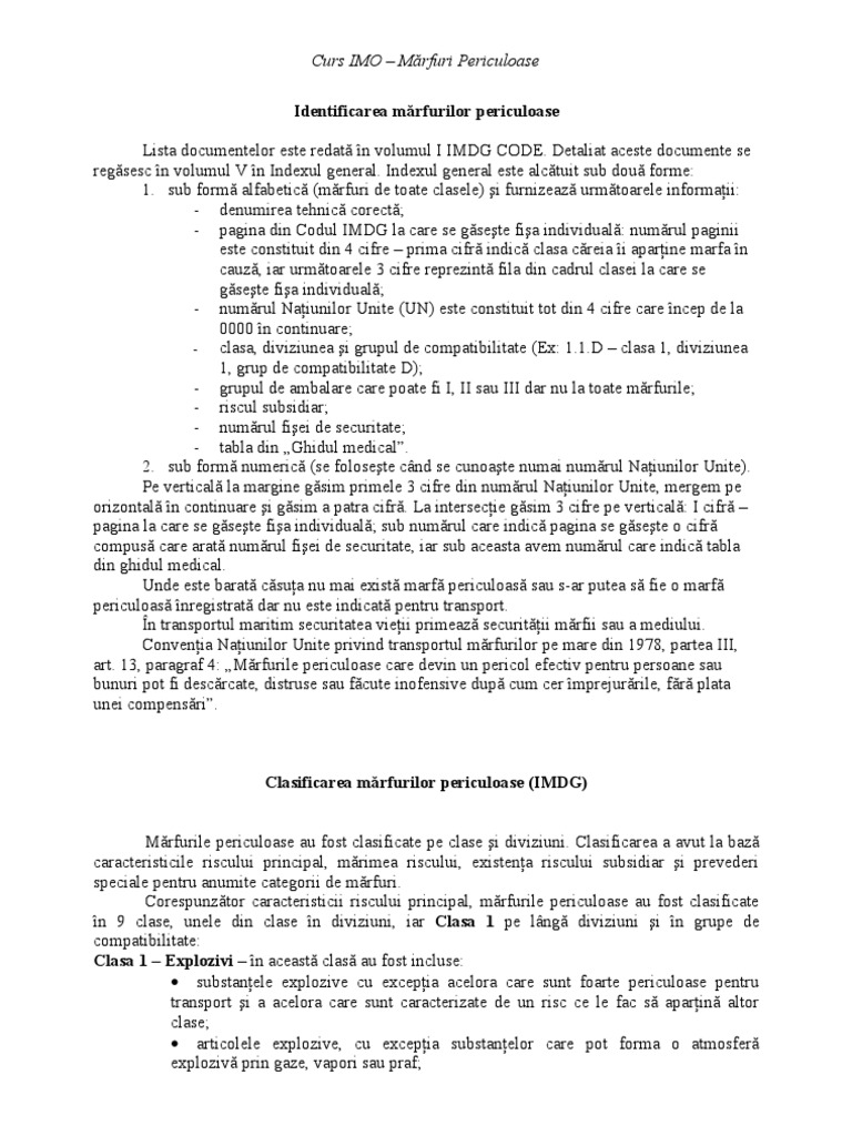 Marfuri Periculoase | PDF