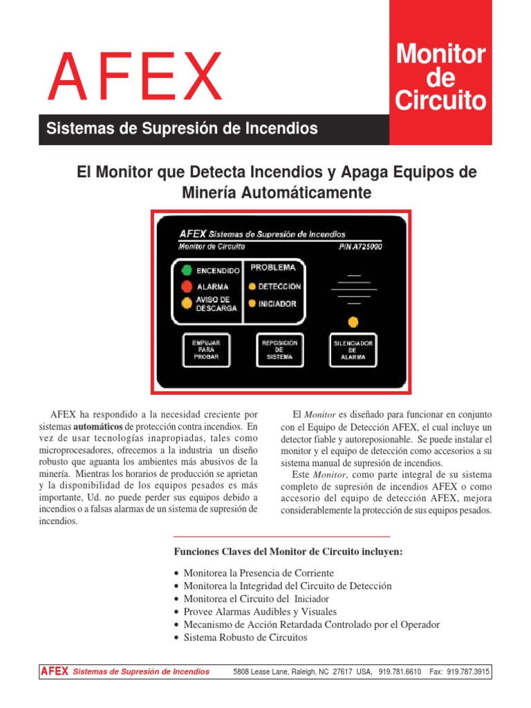 5 AFEX-Monitor de Control | PDF | Electricidad | Ingenieria Eléctrica