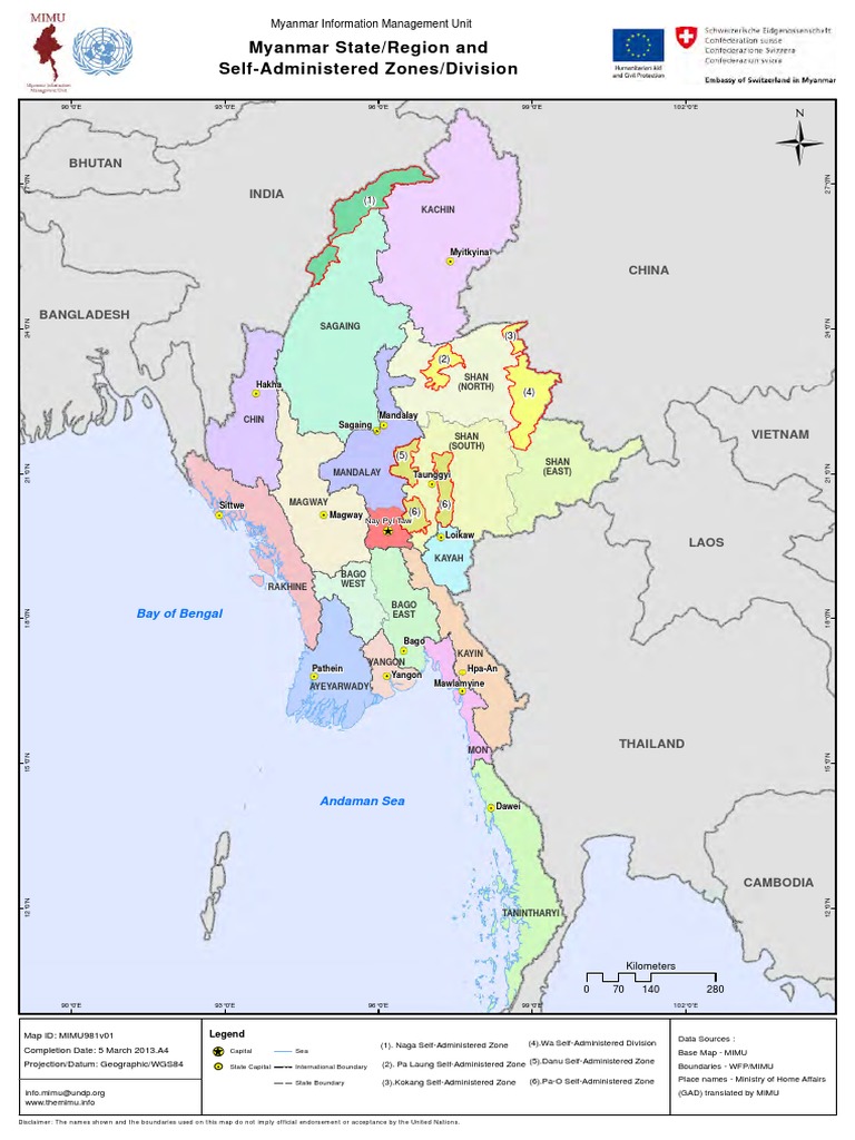 Adminstration Zoning in Myanmar | PDF