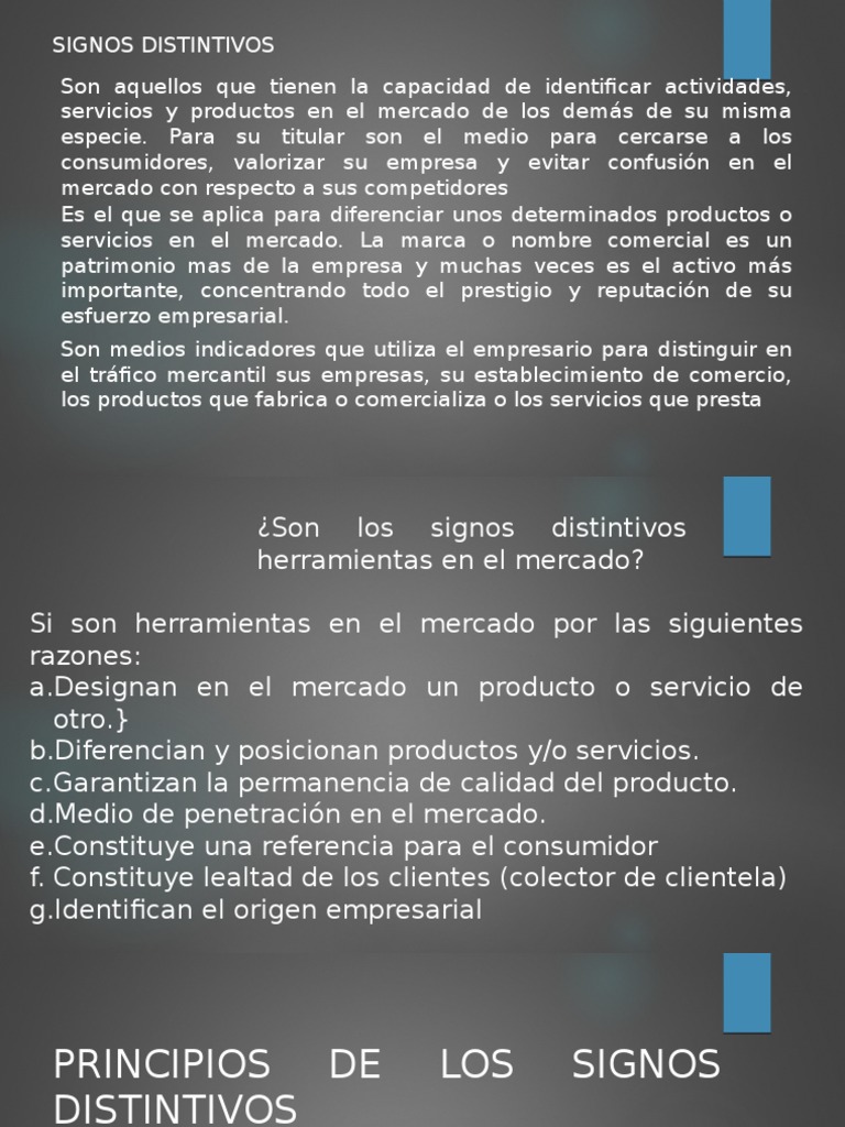 Signos Distintivos | PDF | Marca comercial | Mercado (economía)