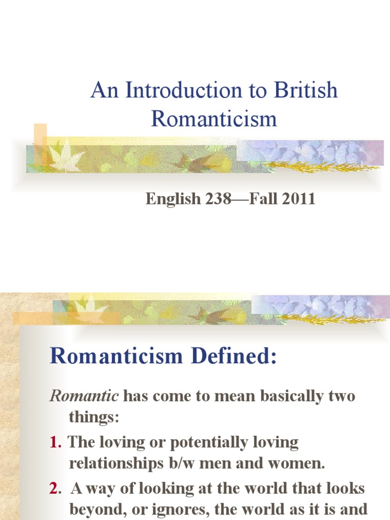 An Introduction To British Romanticism | Download Free PDF | William ...