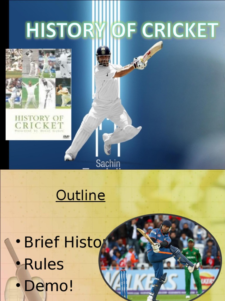 Overview of Cricket History and Rules | PDF | Sports & Recreation ...
