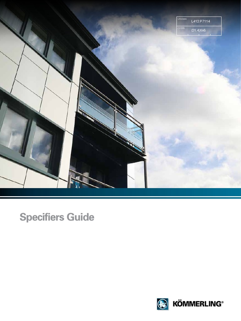 Kommerling Specification Guide v1.2014 | PDF | Polyvinyl Chloride ...