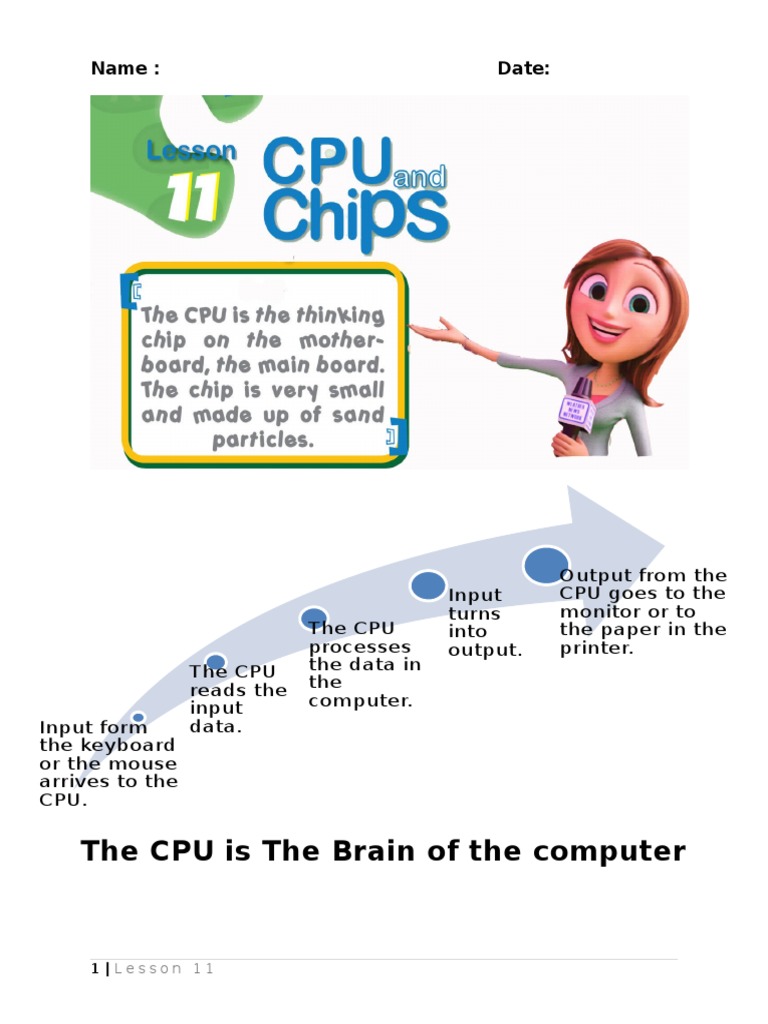 Understanding CPU for Class 2 | PDF | Computers