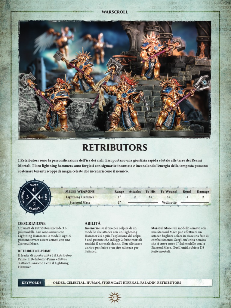 Aos Warscroll Retributors It | PDF