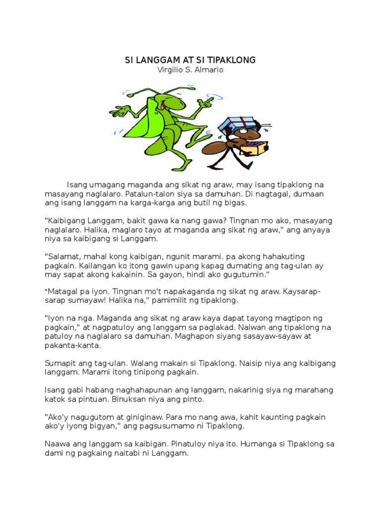 Filipino Fables | PDF
