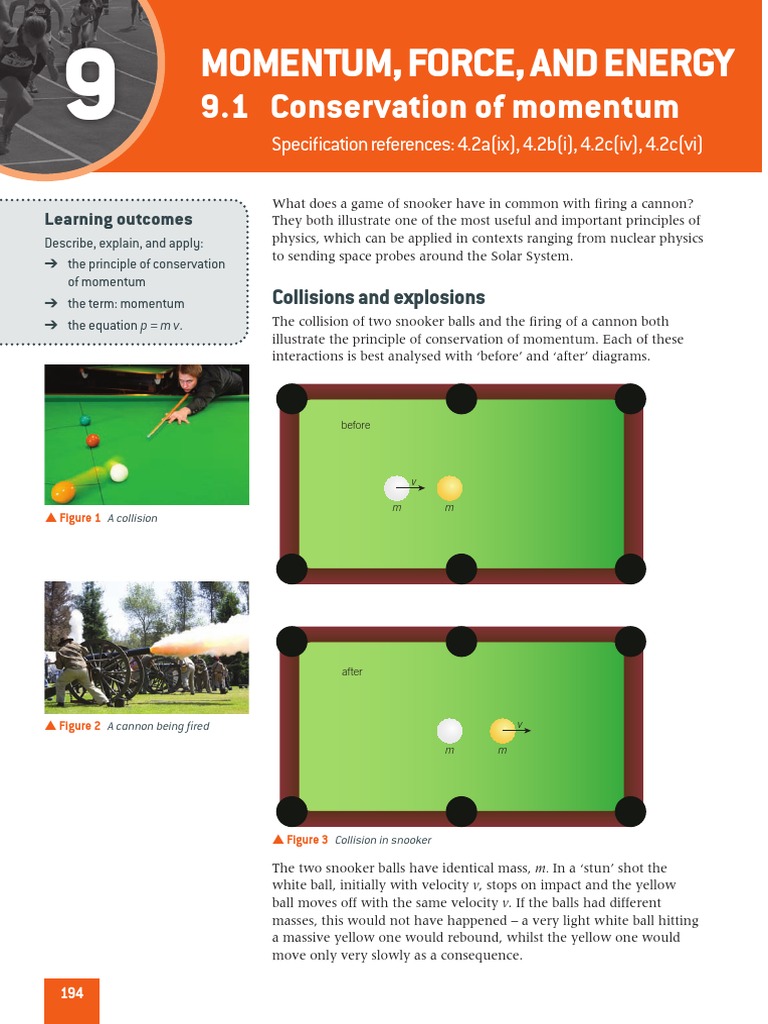 OCR A Physics Chapter 9 | PDF | Force | Momentum