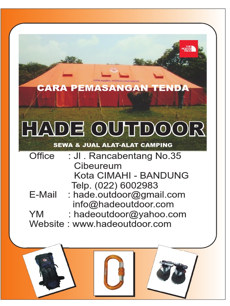 Petunjuk Pemasangan Tenda PDF | PDF