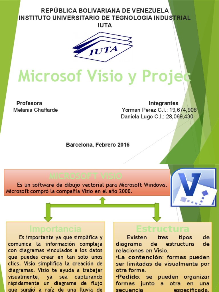 Uso de Microsoft Visio y Project para la administración de proyectos ...
