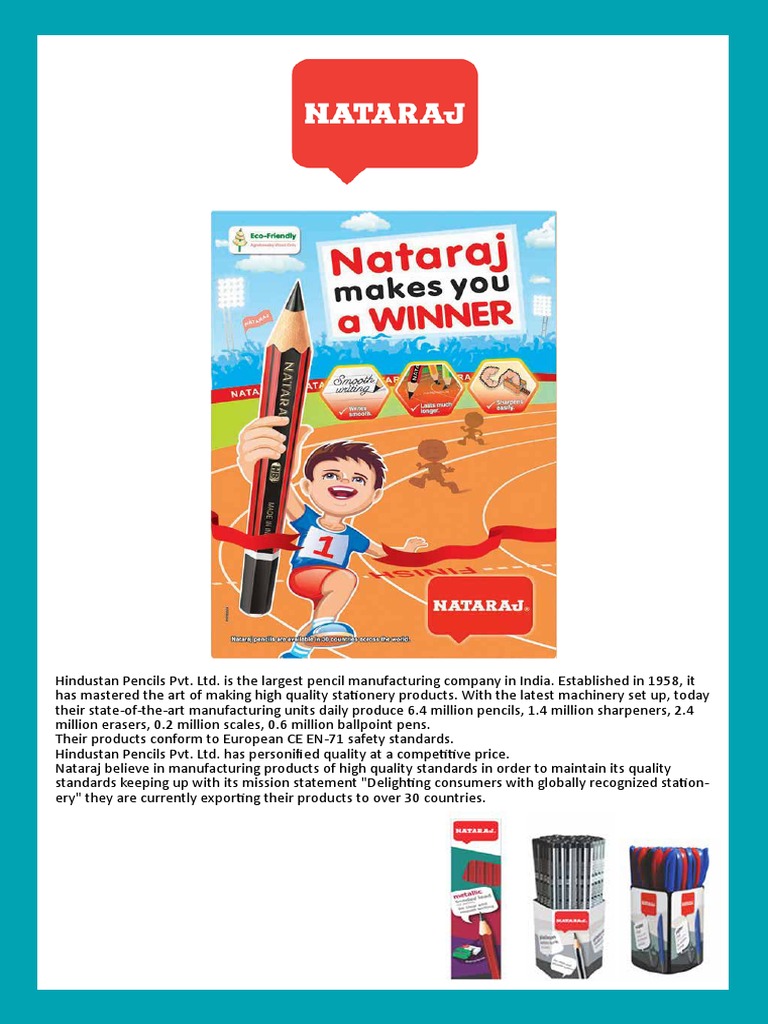 Nataraj Catalog | PDF | Pencil | Pen