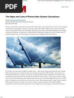 Voc, VMP, Isc and Imp | PDF