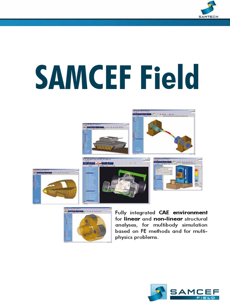 Broch Samcef Field An | PDF | Computer Aided Design | Nonlinear System