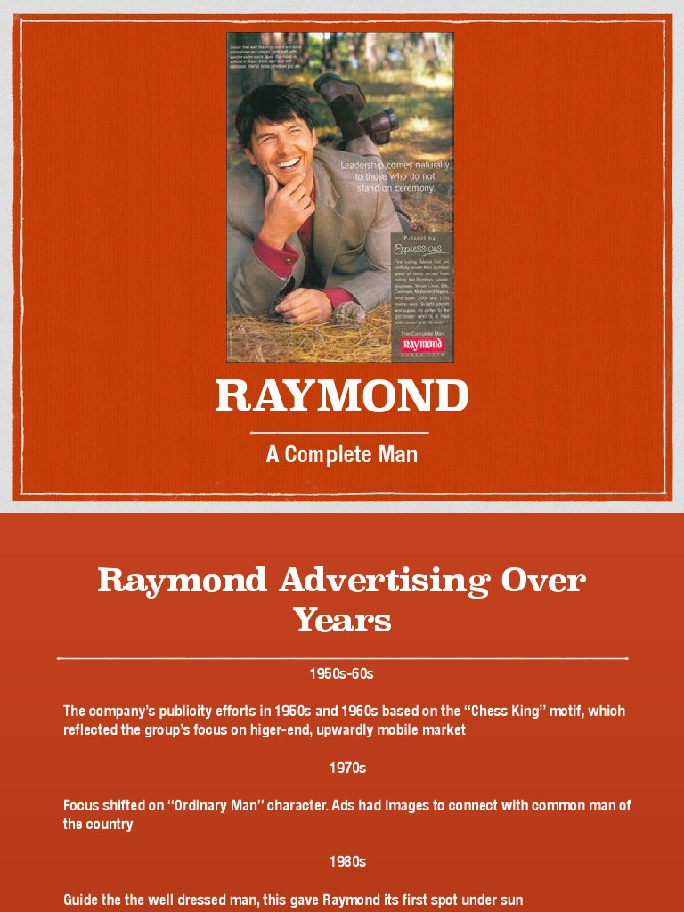 Raymond: A Complete Man | PDF