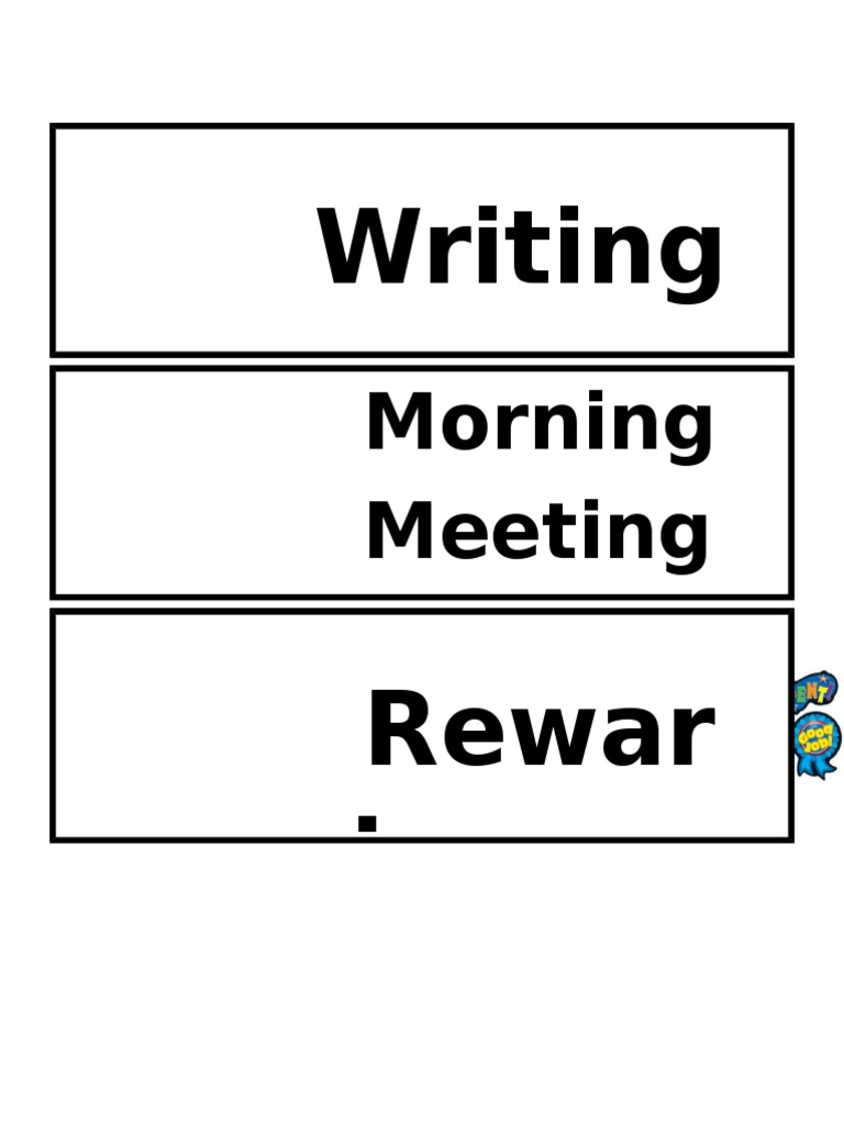 Schedule Signs | PDF