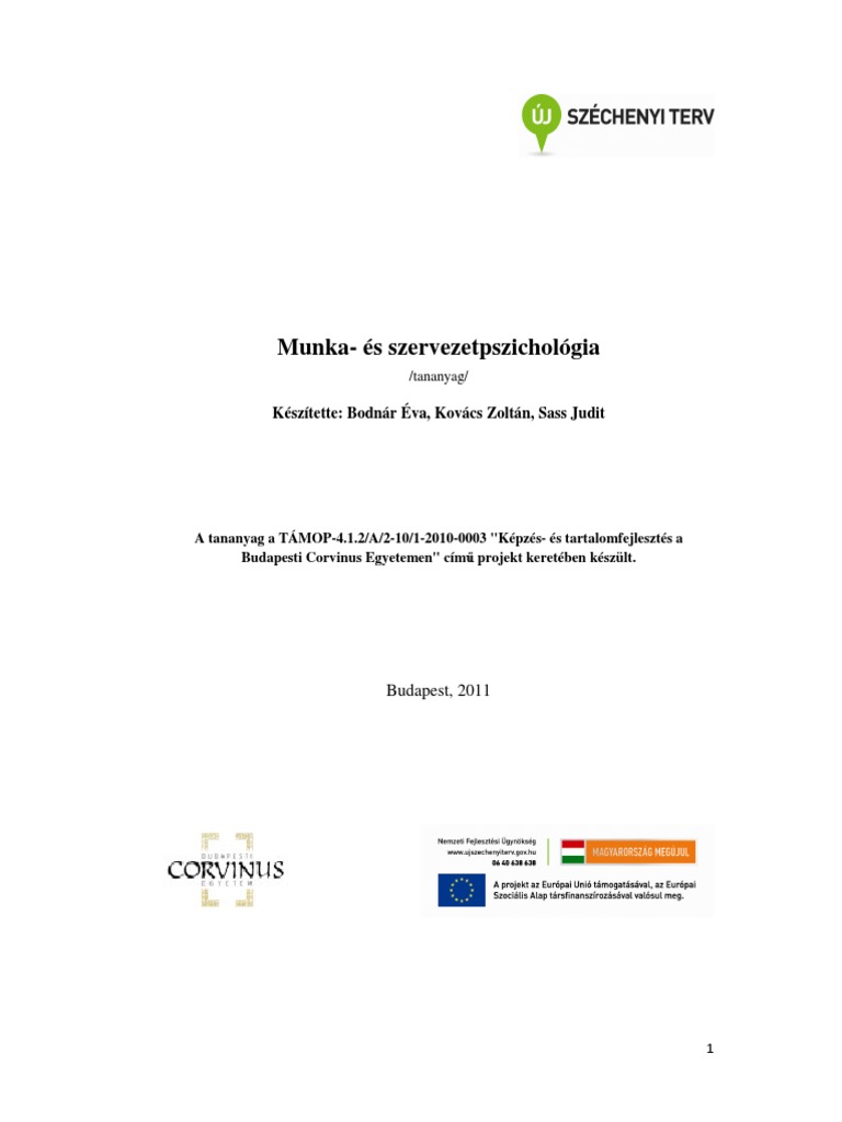 2010-0003 10 Munka Szerv Pszich PDF | PDF