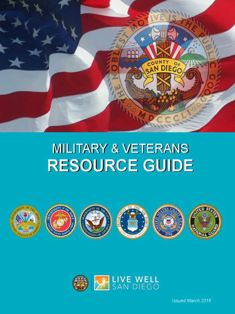 Military and Veterans Resource Guide - San Diego County - March 2016 ...