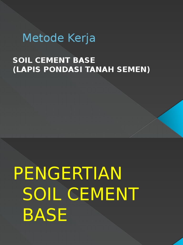 Presentasi Metode Kerja SCB | PDF | Griya & Taman | Teknologi & Rekayasa