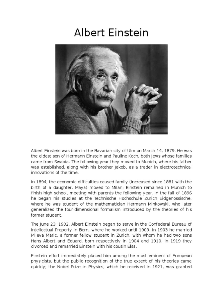 Albert Einstein | PDF | Albert Einstein | Quantum Mechanics
