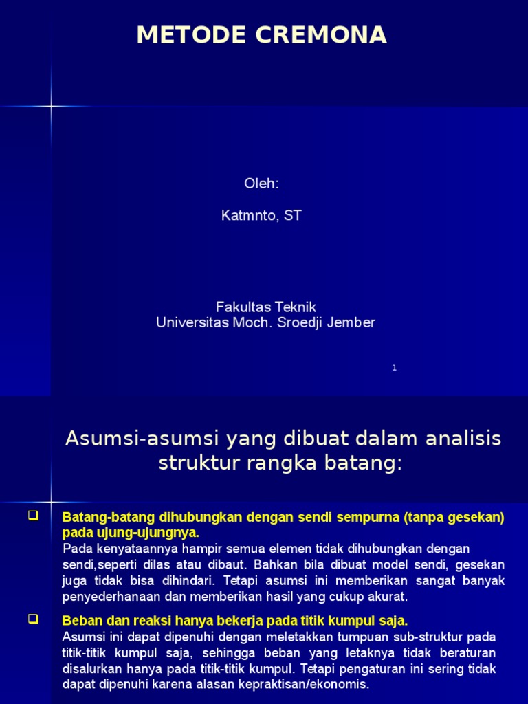 Metode Cremona | PDF