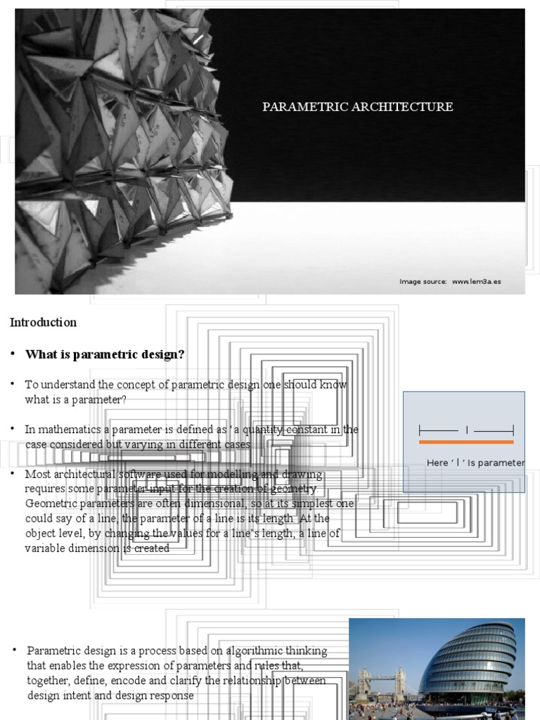 Parametric | Design | Technology