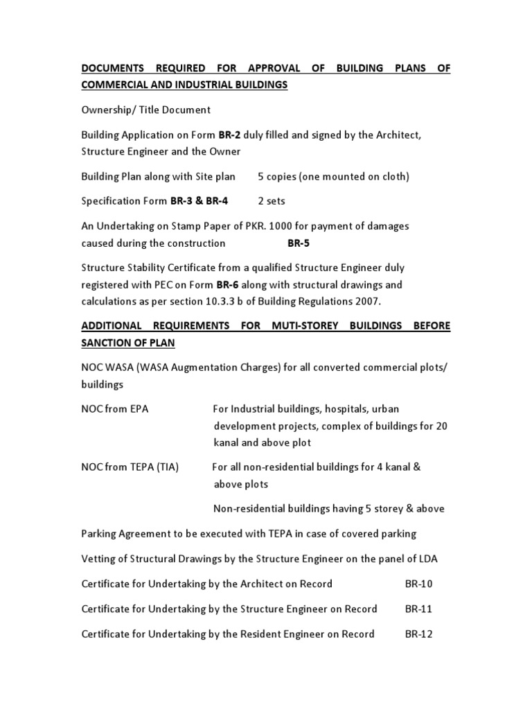 Building Plan Approval Requirements | PDF | Architect | Government