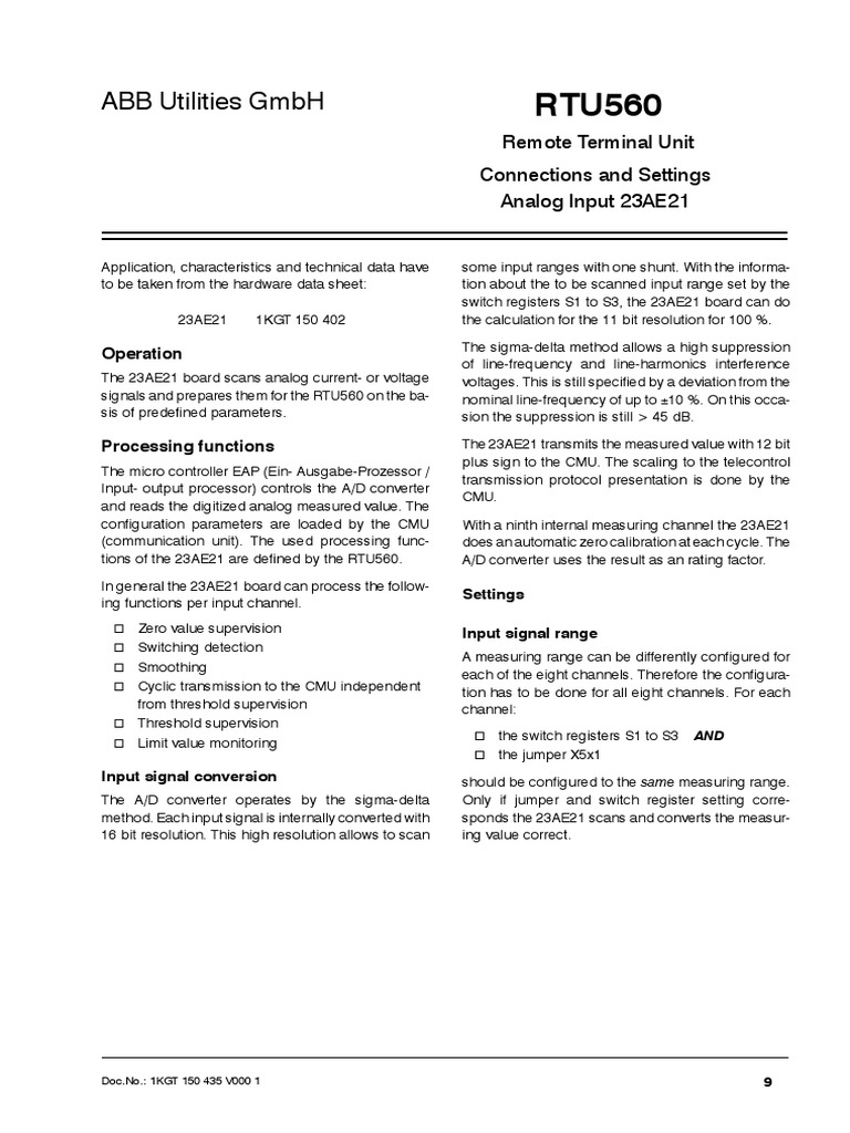 E560 Ae21 CS | PDF | Analog To Digital Converter | Electricity