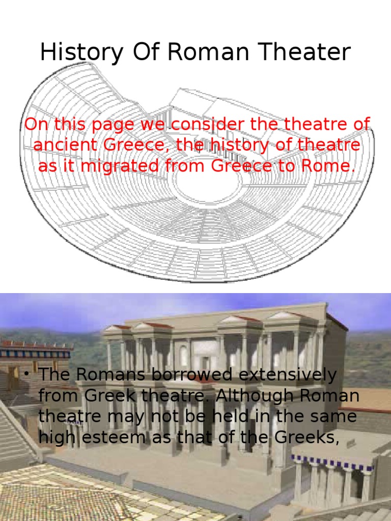 Roman Theater History & Forms | PDF | Tragedy | Theatre