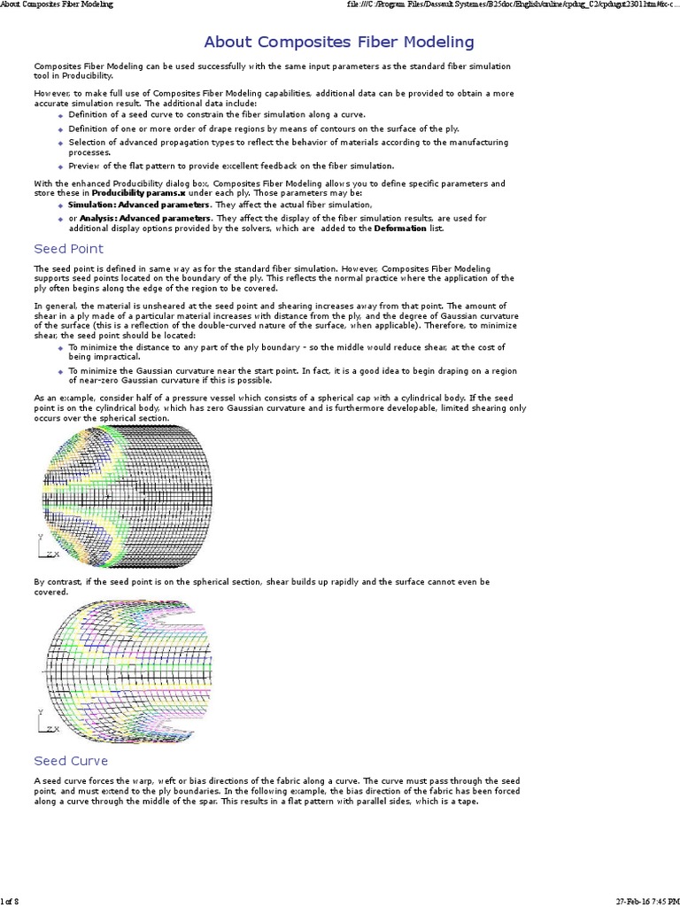 About Composites Fiber Modeling | PDF | Deformation (Mechanics ...