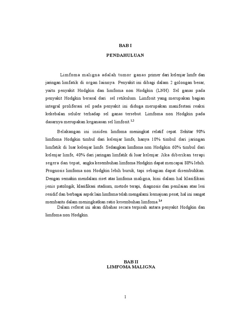 Panduan Lengkap Limfoma Maligna | PDF