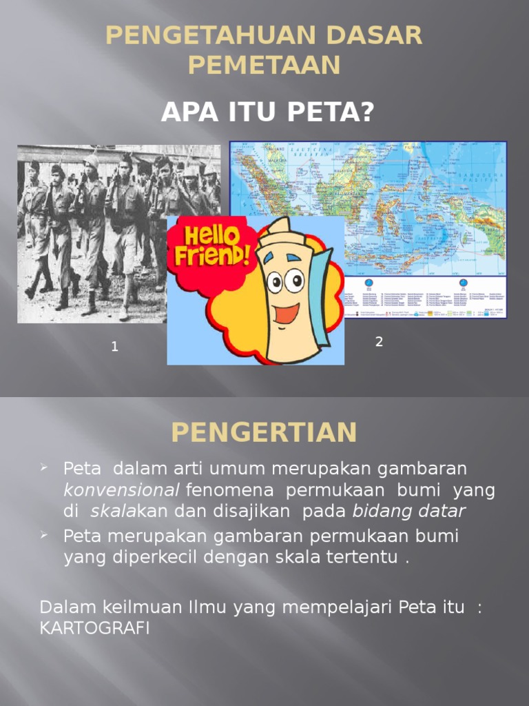 Pengetahuan Dasar Pemetaan | PDF