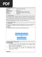 Team Leader Job Description | PDF | Performance Indicator | Business
