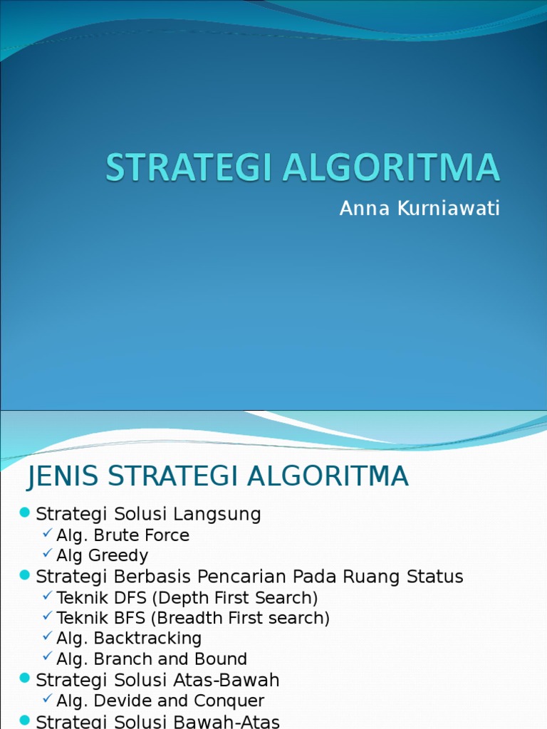 Algoritma Brute Force | PDF Algoritma Brute Force | PDF