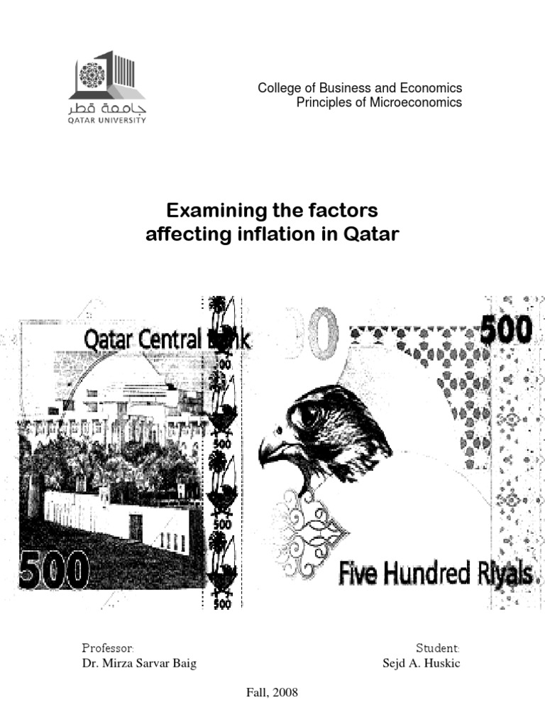 Inflation in Qatar | PDF | Qatar | Inflation