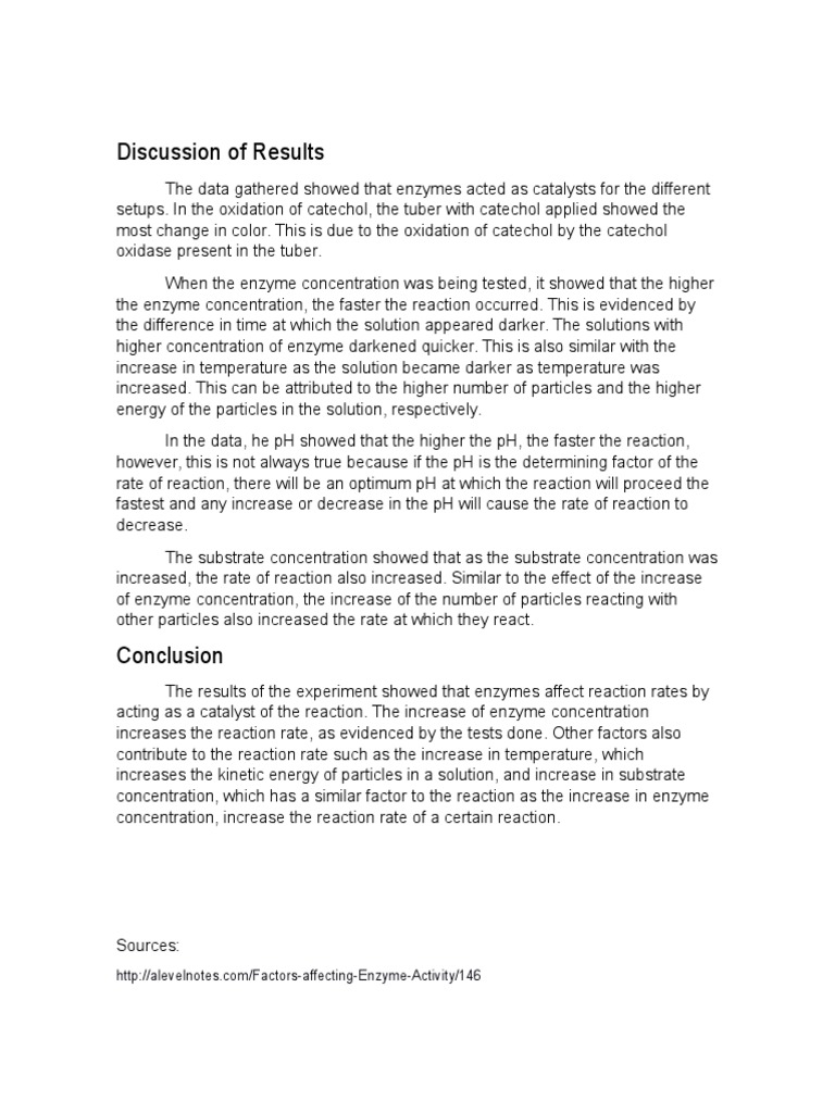 Discussion of Results | PDF | Science & Mathematics