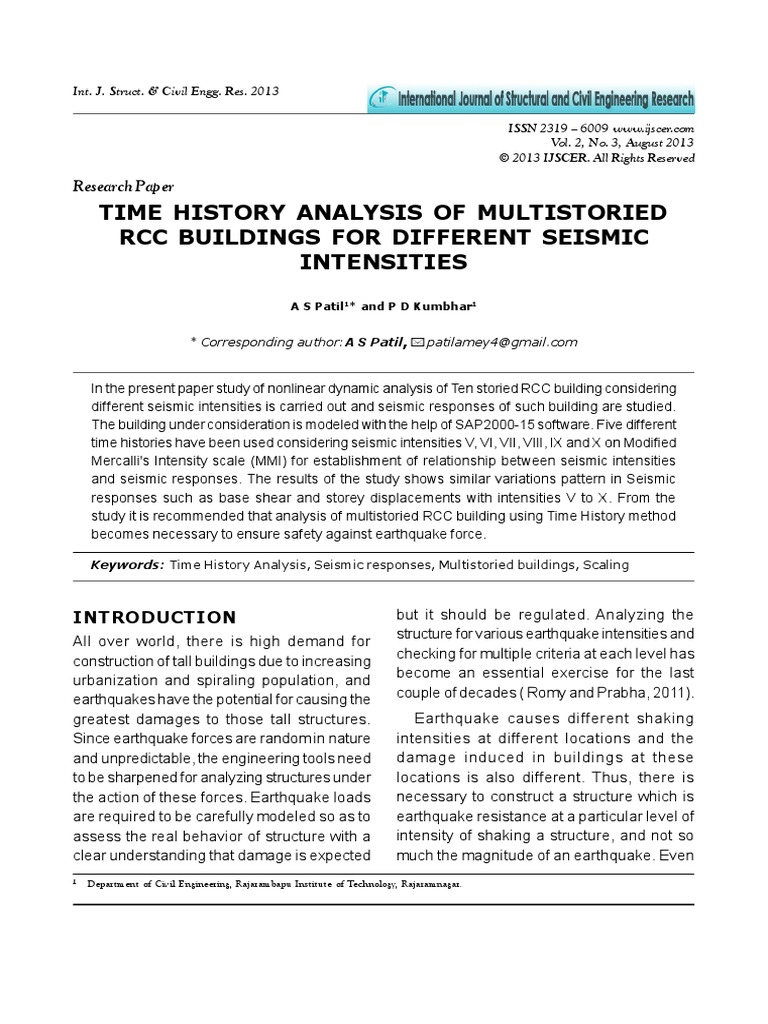 Time History Analysis Method | PDF | Solid Mechanics | Physics