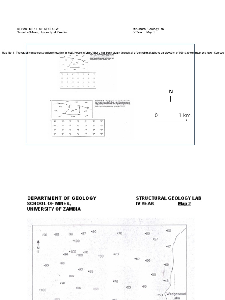 Structural Geology Maps - Master - Coppy - Backup | PDF | Structural ...