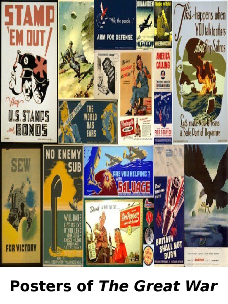 WW1 Propaganda Posters | PDF | Social Science | Self-Improvement