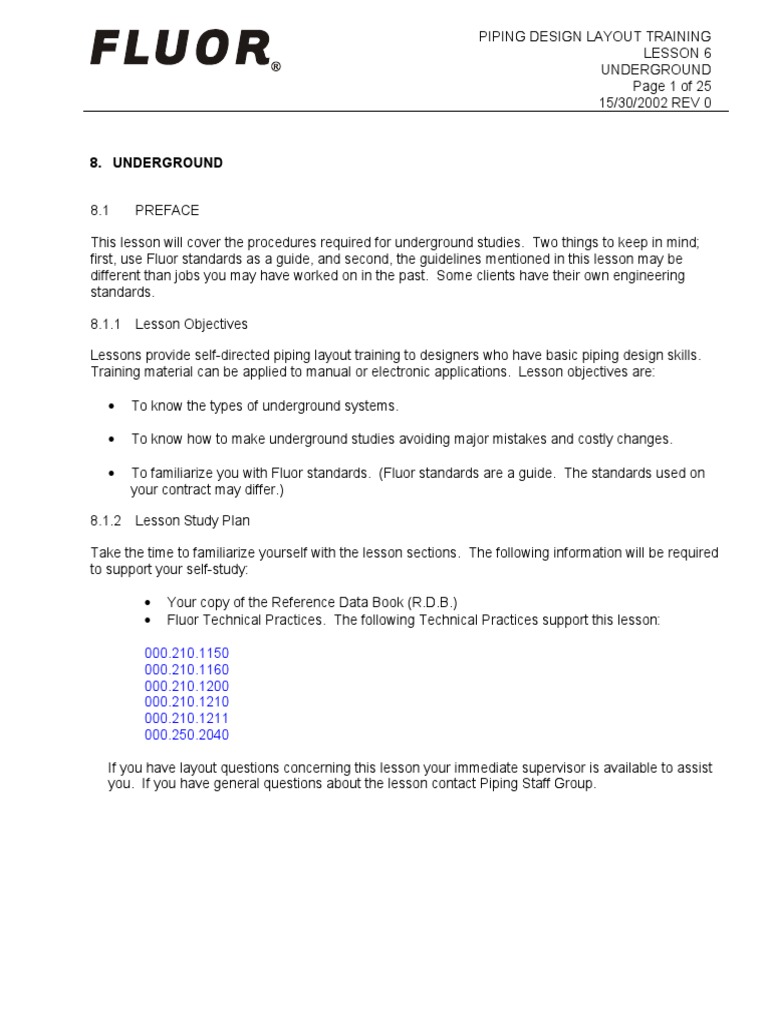 Underground Piping Design Training | PDF | Storm Drain | Sanitary Sewer