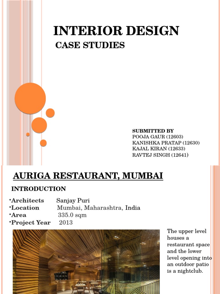 Interiors Case Study Architecture | PDF