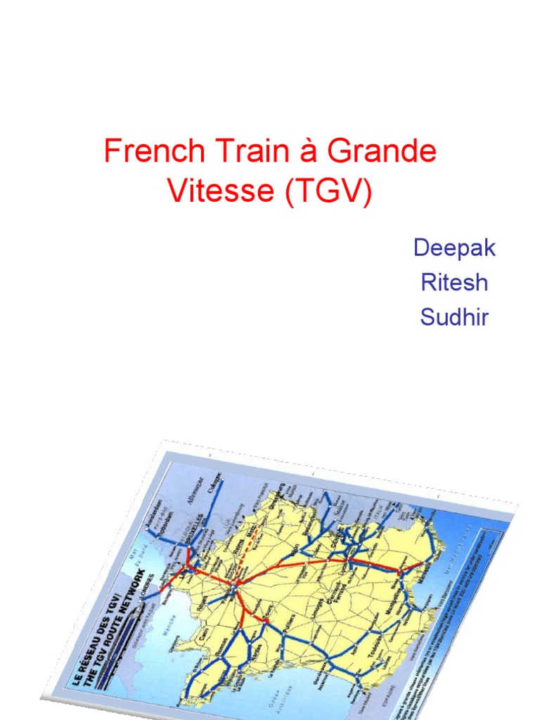 French Train À Grande Vitesse (TGV | PDF | Track (Rail Transport ...