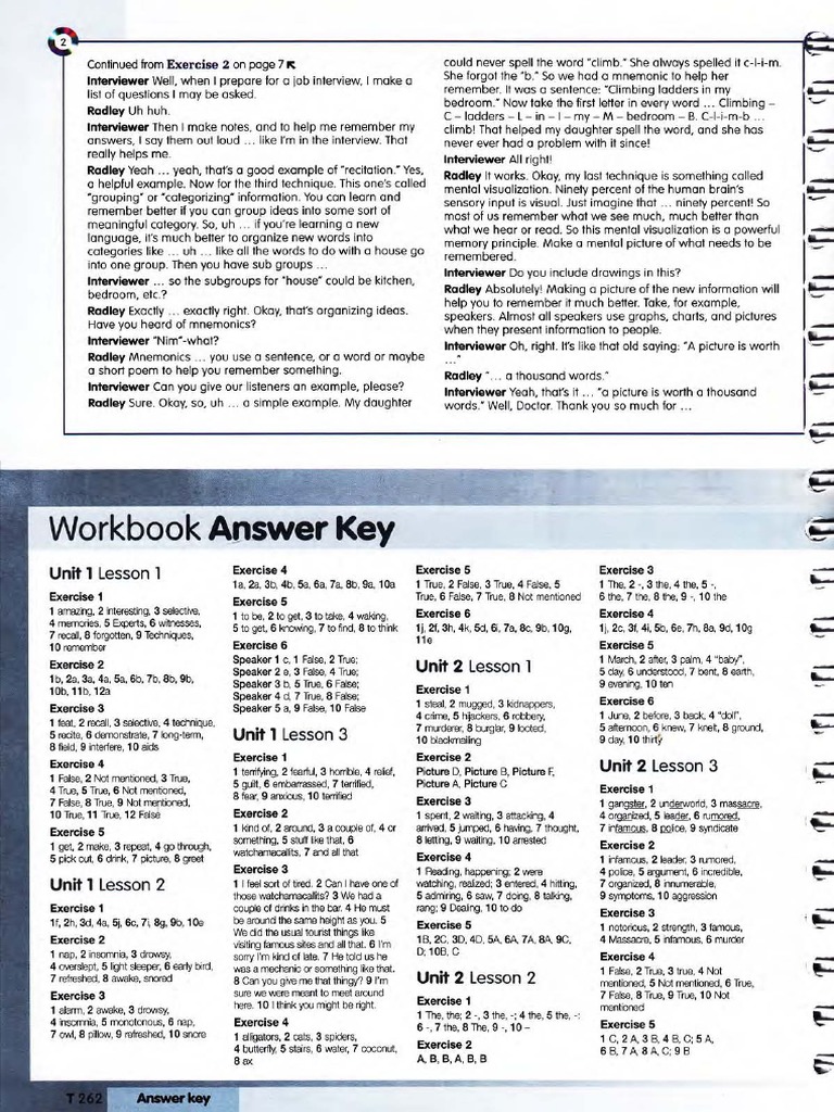 Workbook Answer Key Attitude 5 PDF | PDF